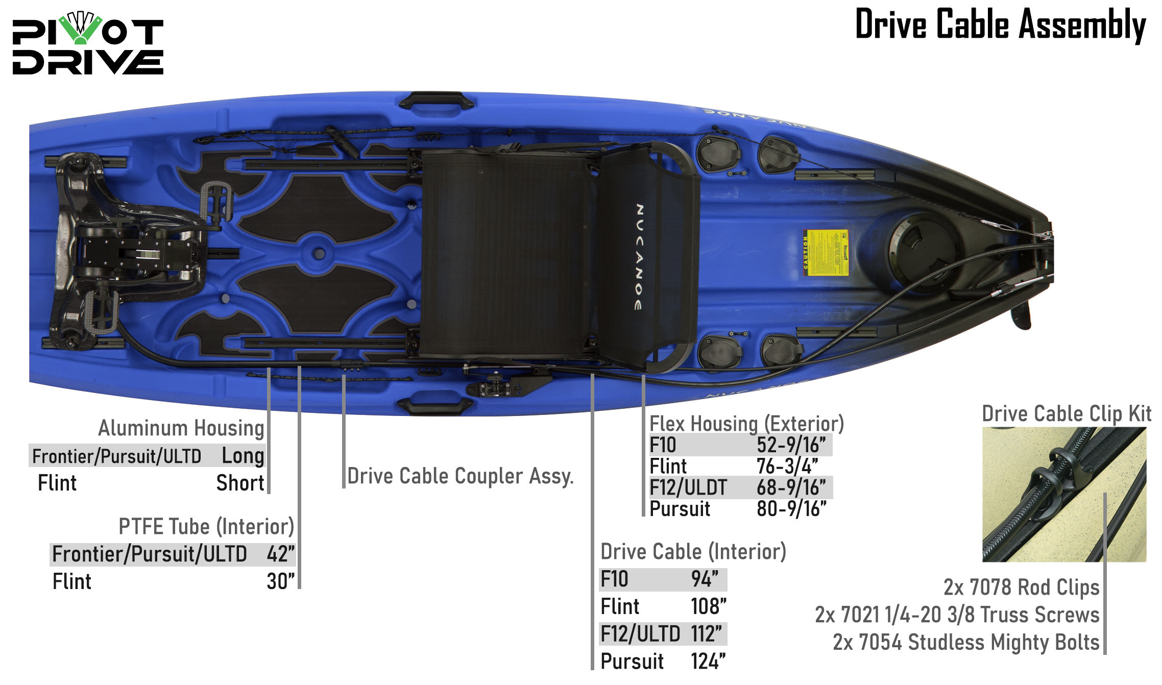Accessory Parts Diagrams – NuCanoe